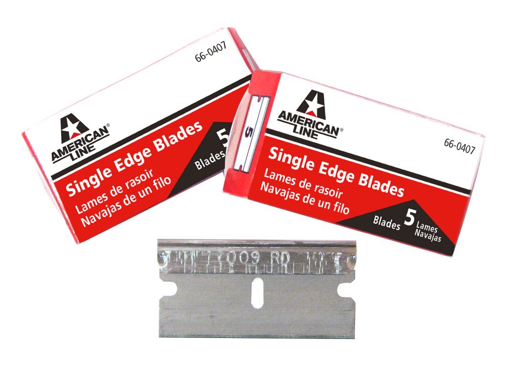 Americanline Single Edge Blades - 5 blades per tuck - Blades And Knives ...