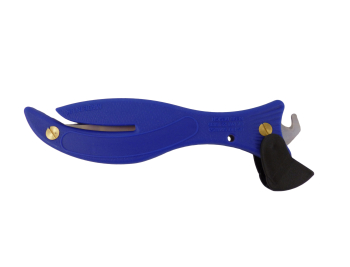 F200 FISH KNIFE WITH HOOK GUARD - Blue - Blades And Knives Direct